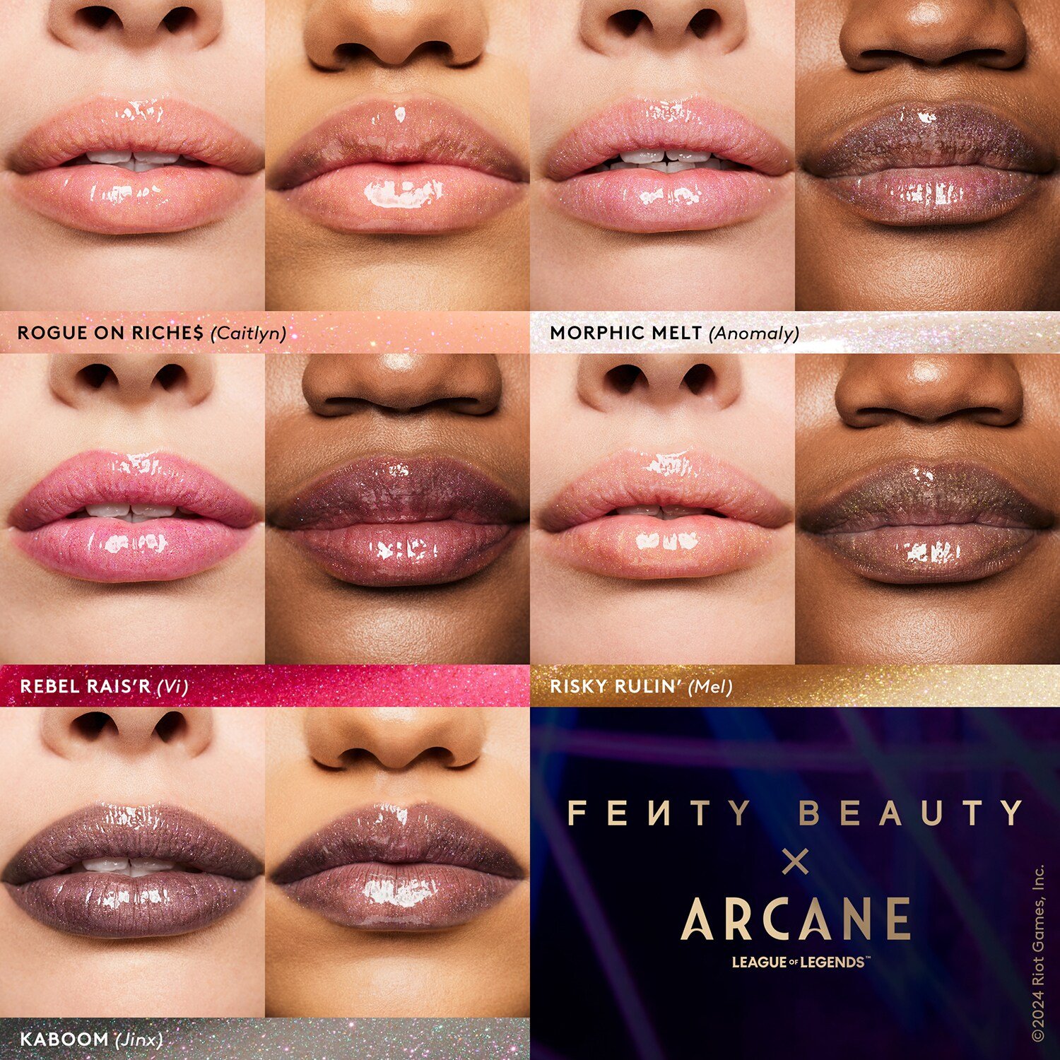 Arcane x Gloss Bomb Universal Lip Luminizer - Lipgloss FENTY BEAUTY ≡ ...