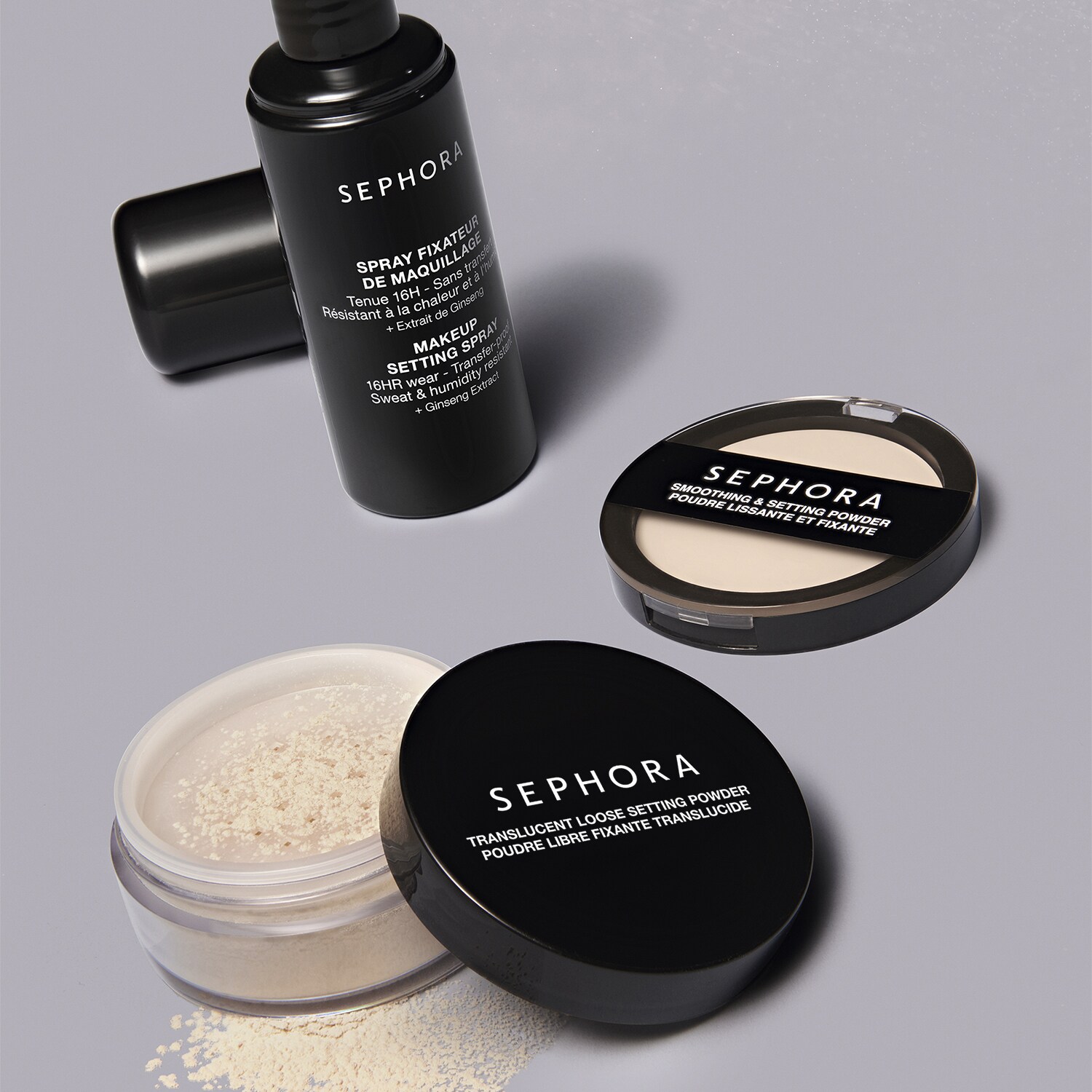 Loose Setting Powder - Long-lasting, transparent, mattifying loose ...