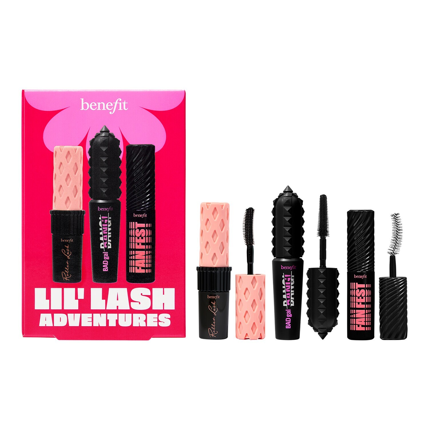 Benefit Mascara set - Mini BADgal BANG!, Roller Lash og Fan Fest ...