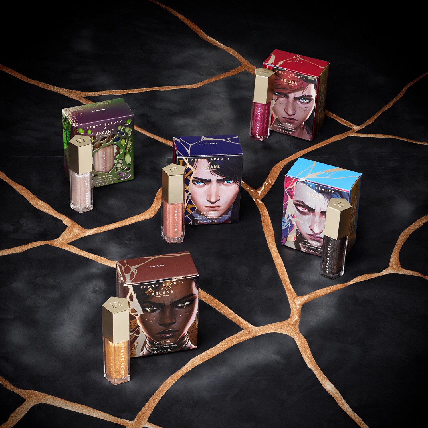 Arcane x Gloss Bomb Universal Lip Luminizer - Lipgloss FENTY BEAUTY ≡ ...