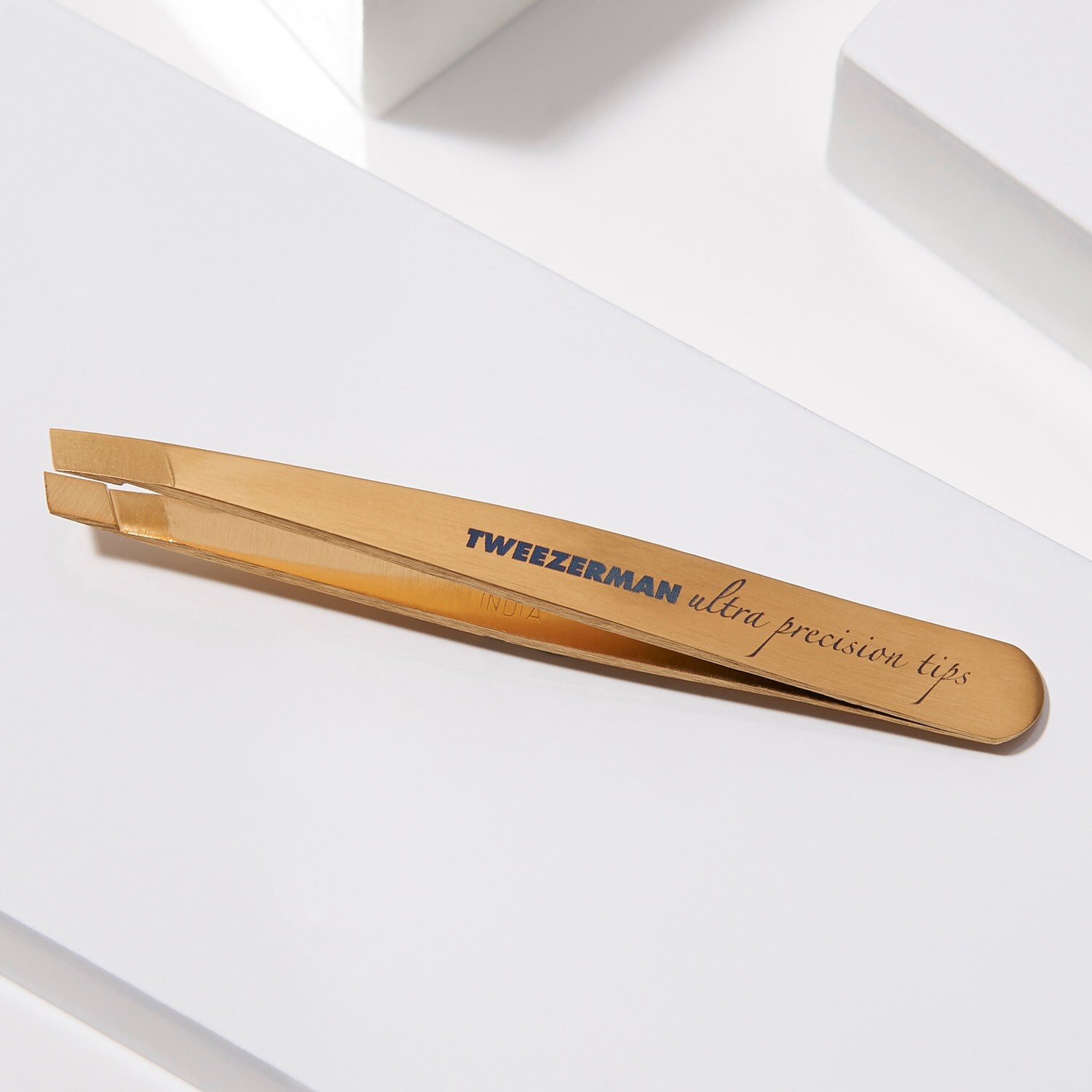 Ultra Precision Mini Slant Tweezer - Slant Mini Tweezer, guld ...